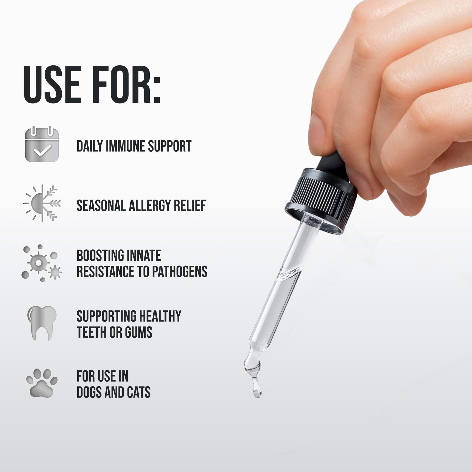 Pets Immune Support Liquid Drops – Sovereign Silver